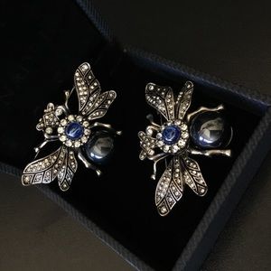 Vintage | Jewelry | Vintage Style Crystal Adorned Solid Queen Bee ...